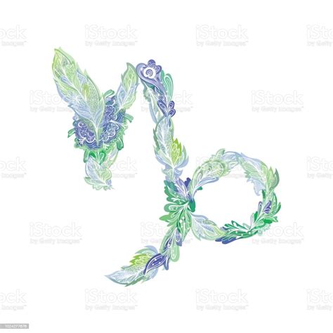 부드러운 부족 디자인에 염소 자리 조디악 로그인 0명에 대한 스톡 벡터 아트 및 기타 이미지 0명 계획 깃털 Istock