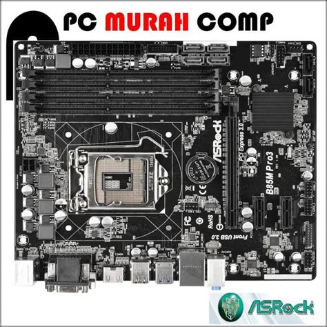 Jual Mainboard Intel Lga 1150 B85 Asrock 4slot Ram Shopee Indonesia