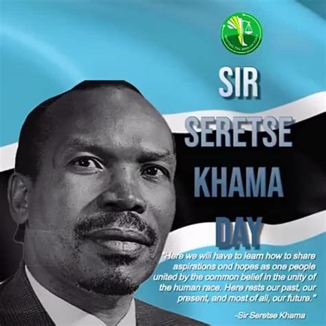 Falas Botswana On Linkedin Happy Sir Seretse Khama Day🥳💚🩵