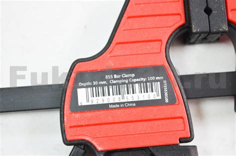 Струбцина столярная быстрозажимная Duratec 100 мм мини