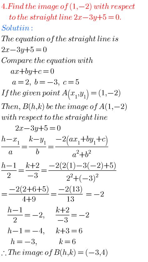 Inter 1st Year 1b Solutions Straight Lines Long Answer Questions Solutions Maths Glow