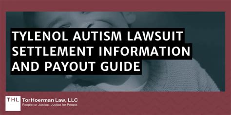 How Much Is The Tylenol Autism Lawsuit Settlement Torhoerman Law