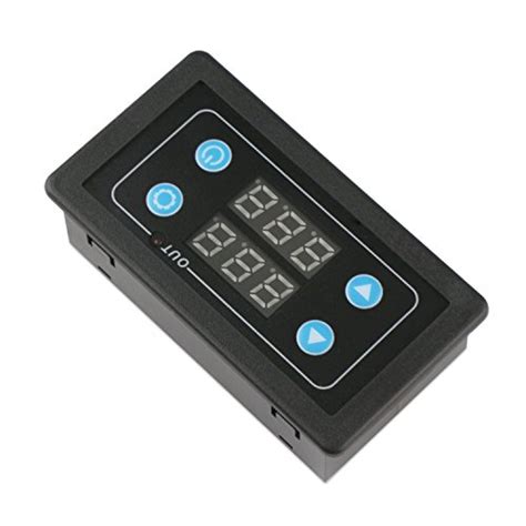 Relay Timer DROK Digital LED Display Relay Switch Panel AC V V Timing Delay Cycle ON