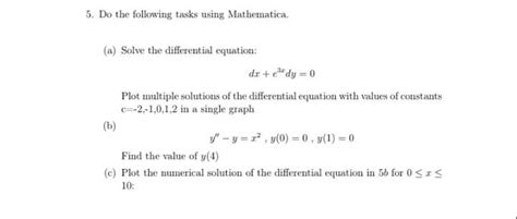 Solved Only Wolfram Mathematica Dont Give Handwritten
