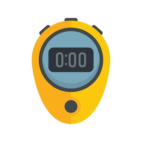 Premium Vector Quick Stopwatch Icon Flat Vector Stop Watch Clock Timer Isolated
