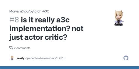 is it really a3c implementation not just actor critic · issue 8