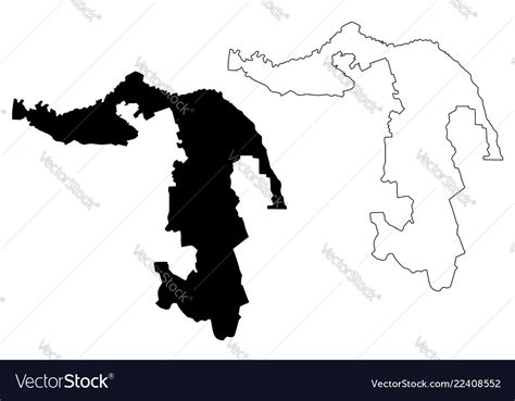 Adygea Map Royalty Free Vector Image VectorStock