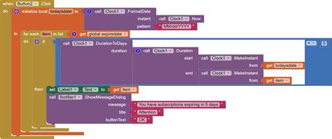Compare 2 Dates From A List Mit App Inventor Help Mit App Inventor Community