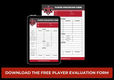 Easy To Use Player Evaluation Forms For Your Next Baseball Tryout
