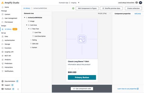 Introducing Component Slots For Figma To React Code In Amplify Studio Front End Web Mobile