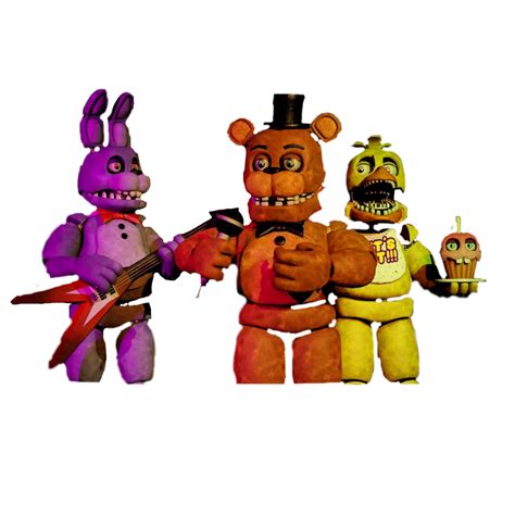 Fnaf 1985 Unwithered Animatronics By Jakemilman225007 On Deviantart