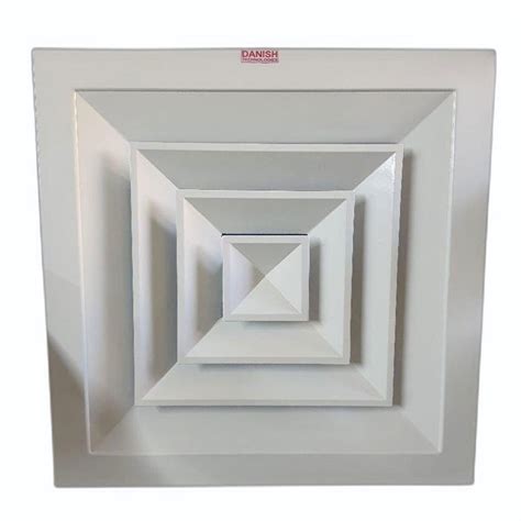 Linear Powder Coated Aluminium Square Diffuser For Air Ventilation At