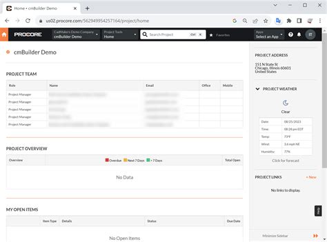 1 2 Cmbuilder Embedded Experience In Procore Cmbuilder Support