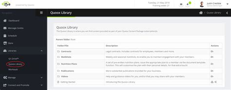 Where Do I Find My Quoox Library Content Quoox Knowledge Base