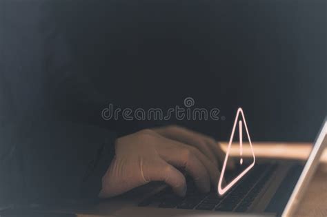Hacker Computer Crime Protection Concept Cyber Security Privacy Data