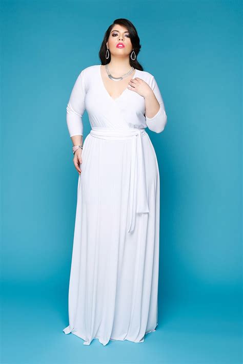 White Maxi Dress Plus Size