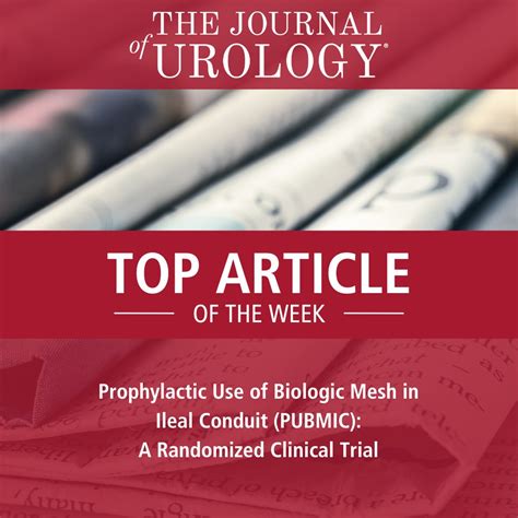 Top Article Of The Week 🏆 The Journal Of Urology