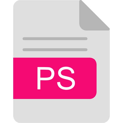 PS File Format Free Files And Folders Icons