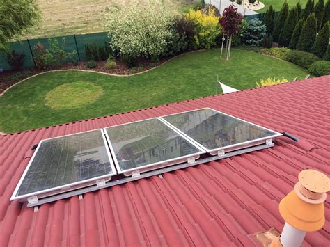 Solární Termické Panely Pro Ohřev Vody V Kombinaci S Kondenzačním