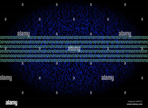 Data Highway Binary Coding Symbol For Big Data And Surveillance Stock