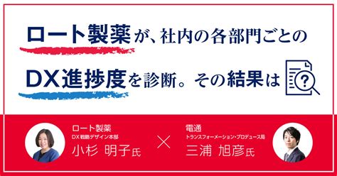 部署ごとのdx進捗度と課題を明確化し、ドライブをかける～「dx診断 For インターナル」活用事例～ ウェブ電通報