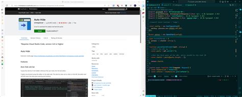 Add Setting To Automatically Hide The Side Bar · Issue 3742 · Microsoftvscode · Github