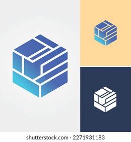 Box Cube Logo Design Vector Stock Vector Royalty Free Shutterstock