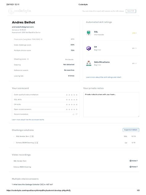 Prueba Paola Coderbyte Pdf C Sharp Programming Language Class Computer Programming