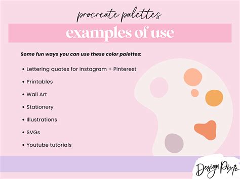 Procreate Color Palette Rainbow Highlighter Design Pixie