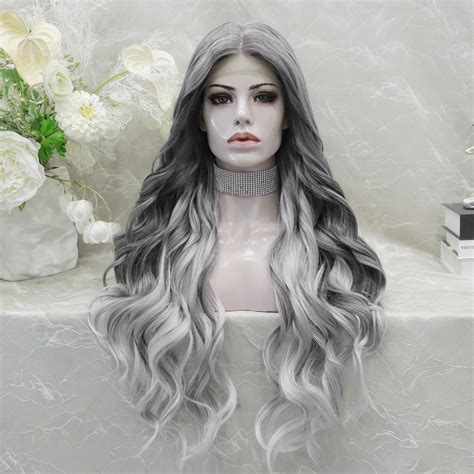 Imstyle Helen Greyish Blonde With Tiny White Highlight 28 Inches With