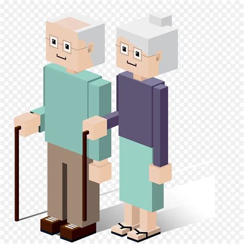 卡通恩爱的老夫妻设计png图片素材下载图片编号8295142 Png素材网