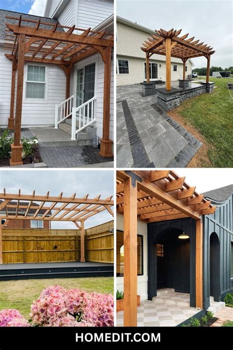 15 Cedar Wood Pergola Ideas Homeowners Built Themselves