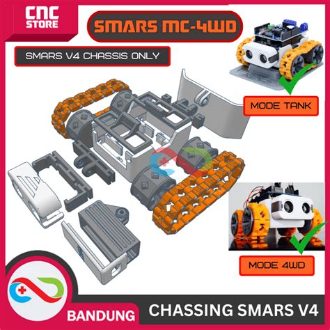 Jual Smars Robot V4 Smars 4wd Steam Smart Robot Arduino Robot Edukasi