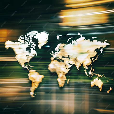 색 세계 지도 터 일러스트레이션 만화 클리파트 및 라인 아트 디자인 깨한 하 세계 지도 V 프리미엄 Ai 생성 이미지