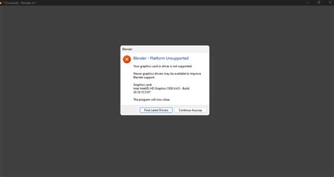Blender Error Rblender