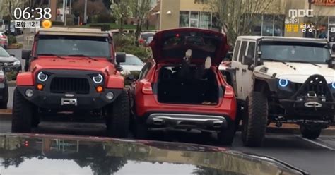 [별별영상] 주차선 좀 지킵시다 얌체 운전자의 최후