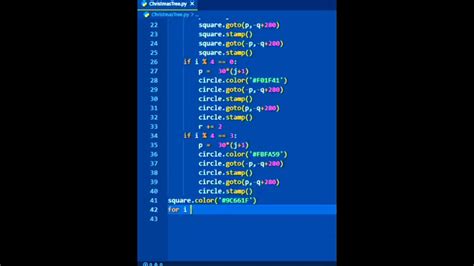 Drawing Merry Christmas Tree 🎄🔥 Using Python Coding Christmas Turtle Cse Shorts Hacking