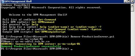 Dpmcant Remove Protected Computer In Dpm Console Microsoft System
