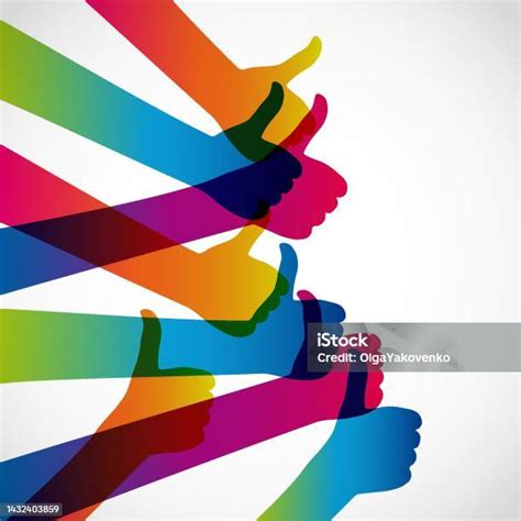 엄지 손가락으로 손 소셜 미디어 배경 웹 네트워크 기호 벡터 손가락 기호 아이콘 디자인 일러스트레이션과 같은 소셜 네트워킹에 대한 스톡 벡터 아트 및 기타 이미지 Istock