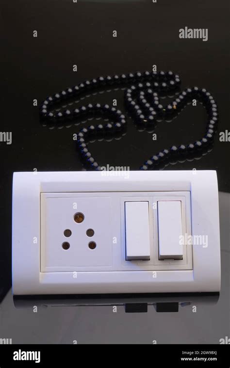 Wall Switch Power Electronic Component Socket Different And Modern Realistic Part Wall Switch
