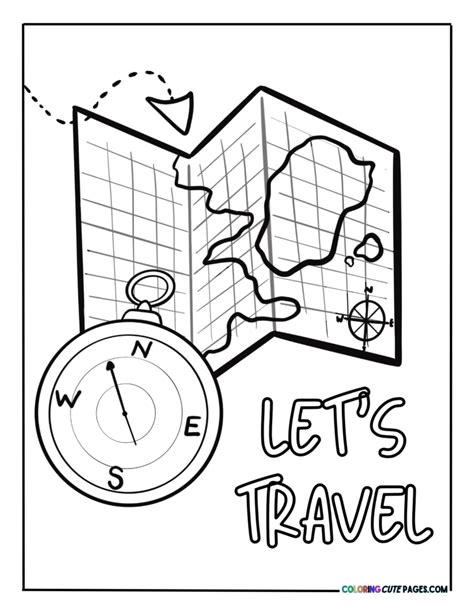 Travel Coloring Pages