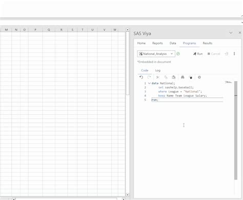 Sas Programs With Excel Using Sas For Microsoft 365