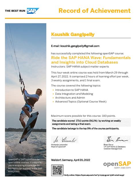 ride the sap hana wave fundamentals and insights into cloud databases pdf