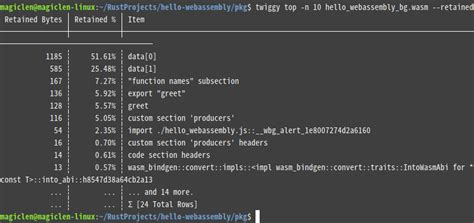 用rust開發web­assembly─第七章：縮小web­assembly程式 magiclen