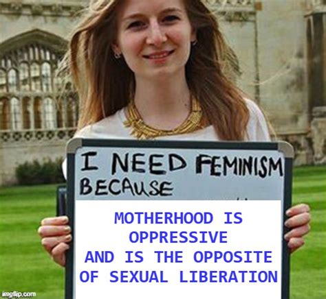 Motherhood Is Oppressive And Is The Opposite Of Sexual Liberation Imgflip
