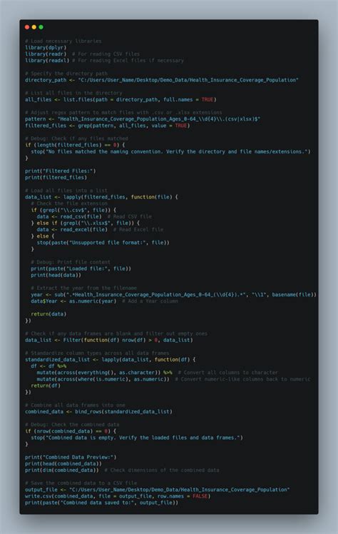 r made simple combining multiple files into one seamless dataset