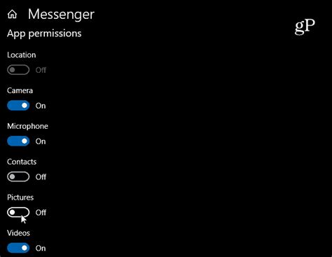 How To Change File Access Permissions For Windows 10 Apps