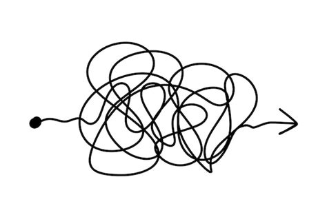 Premium Vector Chaos Mind Simplifying Problem Solving And Business