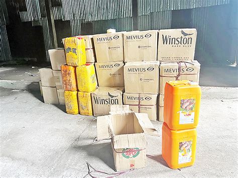 တရားမဝင် သစ်မျိုးစုံ၊ စက်သုံးဆီများ၊ စားသောက်ကုန်ပစ္စည်းများ၊ လုပ်ငန