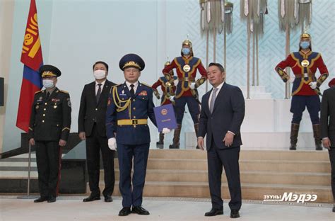 ФОТО Монгол улсын ерөнхийлөгч Х Баттулга Цэргийн дээд цол гардууллаа